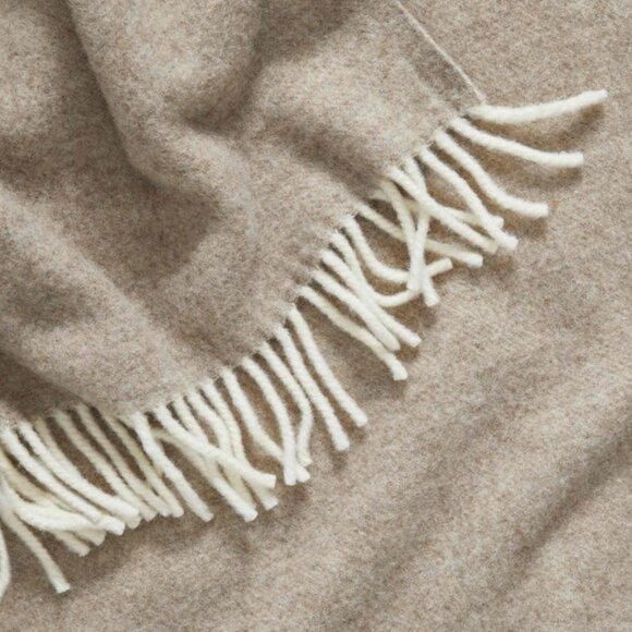Brooklinen | Bedding | Brooklinen Pure Wool Throw Blanket Latte | Poshmark